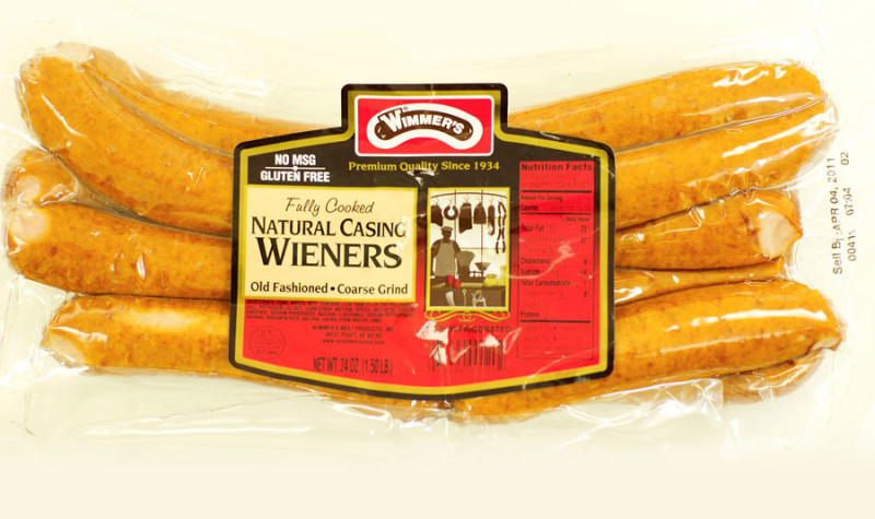 Natural Casing Wieners - 2/2 - Wimmer's Meats